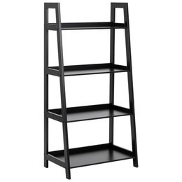 CARRYHOME Regalelement, Schwarz, Holzwerkstoff, 63x130x40 cm, Reach, Wohnzimmer, Regale, B&uuml;cherregale