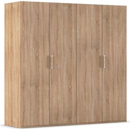 Rauch Dreht&uuml;renschrank &raquo;Kleiderschrank Schrank Garderobe Schlafzimmerschrank EVELYN&laquo; in 2 H&ouml;hen 197 oder 210 cm erh&auml;ltlich, inkl. SOFT-CLOSE-FUNKTION,