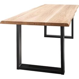 PAROLI Esstisch &raquo;Florenz&laquo; in 3 Breiten braun B/H/T: 140cm x 75cm x 90cm