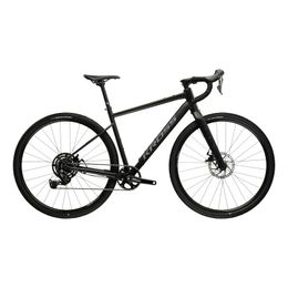 Gravelbike &raquo;KROSS Gravelbike Esker 1.0 28" schwarz 18 G&auml;nge Gabel aus Carbon 2026&laquo; 18 Gang Kettenschaltung Carbon aus Gabel Gravelbike