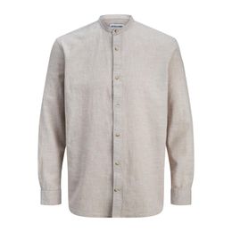 Jack & Jones Jack & Jones Herren Langarmhemd &raquo;JJESUMMER LINEN BLEND BAND SHIRT L/S SN&laquo; Baumwollmischung, regular fit S, N-Gr