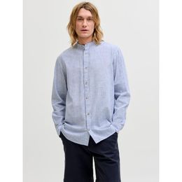 Jack & Jones Jack & Jones Herren Langarmhemd &raquo;JJESUMMER LINEN BLEND BAND SHIRT L/S SN&laquo; Baumwollmischung, regular fit L, N-Gr
