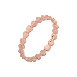 CAI Ca&iuml; Damen CA&Iuml; Fingerring &raquo;925/- Sterling Silber ros&eacute;vergoldet Herz Stacking&laquo;
