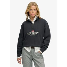 Superdry Damen Sweatshirt &raquo;ATH ESS GRAPHIC HALF ZIP&laquo; XS