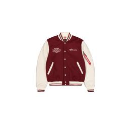 Alpha Industries Damen Bomberjacke &raquo;Varsity Air Force Jacket&laquo; rot XL