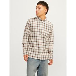 Jack & Jones Jack & Jones Damen &raquo;JPRBLUBROOK CHECK STRUCTURE L/S SHIRT SN&laquo; wei&szlig; XS, N-Gr