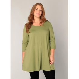Base Level Curvy Damen Tunikashirt &raquo;Aria&laquo; mit Rundhalsausschnitt 52