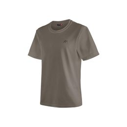 Maier Sports Damen &raquo;Walter&laquo; Herren T-Shirt, rundhals pique Outdoorshirt, schnelltrocknend braun M