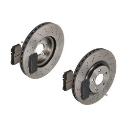 Brembo Bremsensatz, Scheibenbremse 1420-54289 vorne rechts links Gelocht/innenbel. 330mm f&uuml;r MERCEDES-BENZ 4420052067 44209020 54209520