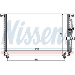 NISSENS Kondensator, Klimaanlage 94232 f&uuml;r CADILLAC VAUXHALL OPEL 1850059 62475899 9196961