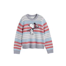 Chinti & Parker Sweater 'Snoopy Ski Fairisle' female Grey size XS
