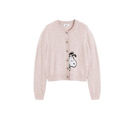 Chinti & Parker Knit Cardigan 'Sneeky Snoopy' female Pink size M