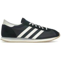 Adidas Low-Top Sneaker - Adidas Pampanga SPZL Black Chalk White - Gr. 43_1_3 - in Wei&szlig; - f&uuml;r Damen