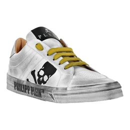 Philipp Plein Low-Top Sneaker - Sneaker Retrokickz - Gr. 40 (EU) - in Wei&szlig; - f&uuml;r Damen