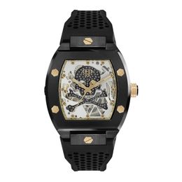 Philipp Plein Automatik Herrenuhr The $keleton Caviar in schwarz | Gr.: onesize