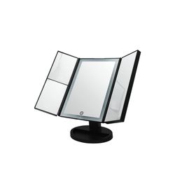 Ridder Kosmetik-Standspiegel Vivian mit LED schwarz | Gr.: onesize