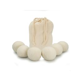 Intirilife 6-teiliges Set W&auml;schetrocknerb&auml;lle in Wei&szlig; | Gr.: onesize