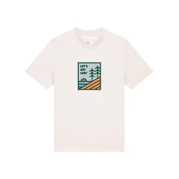 wat? Apparel T-Shirt Let's Get Lost in Off White | Gr.: 50