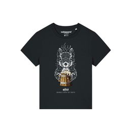 wat? Apparel T-Shirt [#afts] Eichh&ouml;rnchen in Schwarz | Gr.: 44
