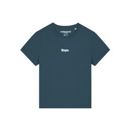 wat? Apparel T-Shirt Nope in Petrol | Gr.: 36