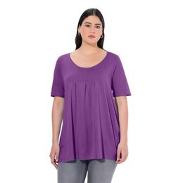 Ulla Popken Shirt in klassisch lila | Gr.: 58-60