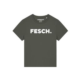 wat? Apparel T-Shirt Fesch in Khaki | Gr.: 40