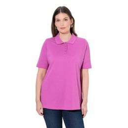 Ulla Popken Poloshirt in krokus lila | Gr.: 54-56