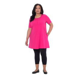 Ulla Popken Longshirt in pink | Gr.: 66-68