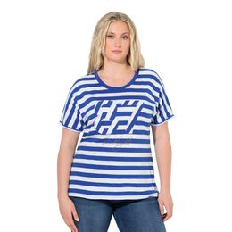 Ulla Popken Shirt in harmonisches tintenblau | Gr.: 54-56