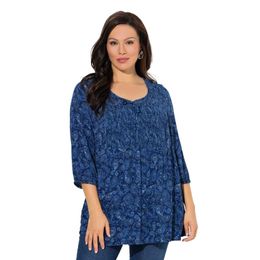 Ulla Popken Bluse in tintenblau | Gr.: 66-68