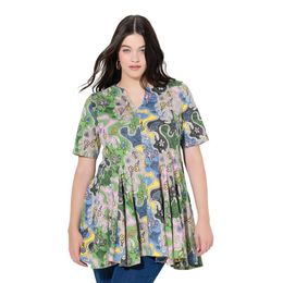 Ulla Popken Longshirt in moosgr&uuml;n | Gr.: 46-48
