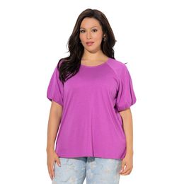 Ulla Popken Shirt in krokus lila | Gr.: 42-44