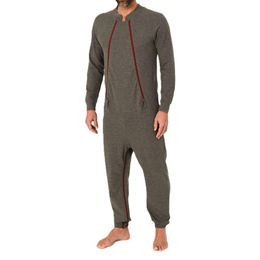 Normann Pflegeoverall langarm Reissverschluss Vorne - 88422 in anthrazit | Gr.: S
