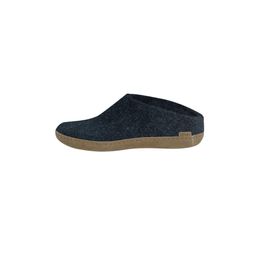 glerups Pantoffeln Ledersohle in Denim | Gr.: 41