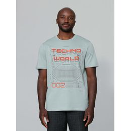 wat? Apparel T-Shirt Technoworld in Aloe | Gr.: 54