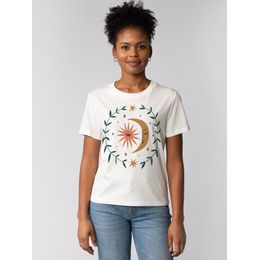 wat? Apparel T-Shirt Love and flex in Off White | Gr.: 38