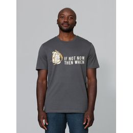 wat? Apparel T-Shirt If not now then when in Grau | Gr.: 50