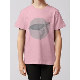 wat? Apparel T-Shirt Meeresschildkr&ouml;te in Rosa | Gr.: 98/104