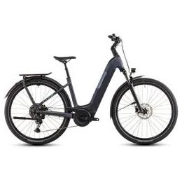 Cube Kathmandu Hybrid ONE 800 Easy Entry 2026 - metallicgrey ́n ́grey - 54cm | 28 Zoll