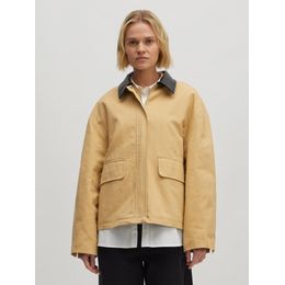EDITED Jacke 'Sina' Damen Gr&ouml;&szlig;e XL beige / schwarz