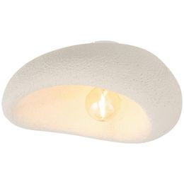 Collet's Monde Deckenleuchte, Wei&szlig;, Metall, Kunststoff, oval,oval, 28x21x41 cm, RoHS, CE, Lampen & Leuchten, Innenbeleuchtung, Deckenleuchten