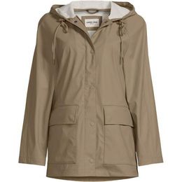 LANDS' END Squall Ausgestellte Regenjacke, Damen,  Braun, Polyester, by Lands' End