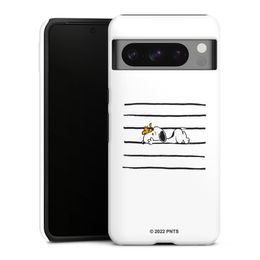 DeinDesign Google Pixel 8 Pro Handy Panzer Handyh&uuml;lle robuste Outdoor H&uuml;lle Schutzh&uuml;lle matt Snoopy Dog Peanuts Tough Case