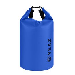 Packsack YEAZ "Wasserfester Packsack 40L ISAR", Damen, Gr. 40, blau (dunkelblau), Obermaterial: 100% PVC PVC., Taschen