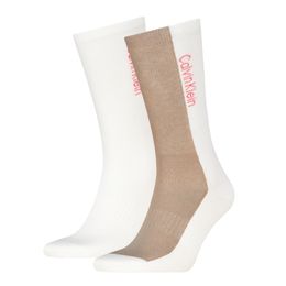 Sportsocken Calvin Klein "CK MEN SOCK SPORT", Herren, beige, Materialmix, normal, Socken Sportsocken, atmungsaktiv, feuchtigkeitsregulierend