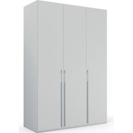 Dreht&uuml;renschrank Rauch "Kleiderschrank Schrank Garderobe W&auml;scheschrank SKAT PURE", grau (seidengrau), B:151cm H:223cm T:63cm, Holzwerkstoff, Schr&auml;nke, Dreht&uuml;renschrank, elegante Griffstangen und praktischer Innenausstattung MADE IN GERMANY
