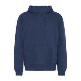 Kapuzenpullover Blend "Hoodie BHJUSTAN", Herren, Gr. XL, blau (marineblaus), Obermaterial: 60% Baumwolle CO. 40% Polyester PES., Pullover Kapuzenpullover