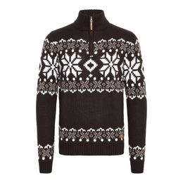 !Solid Troyer SOLID "Troyer SDNorwin", Herren, Gr. L, schwarz, Obermaterial: 100% Polyacryl PAN., Pullover Troyer