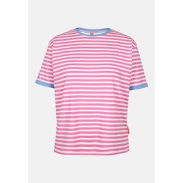 T-Shirt SALZHAUT "Shirt UCK", Damen, Gr. S, rosa (sanftes wei&szlig;, blossom), Obermaterial: 100% Baumwolle CO., Shirts T-Shirt