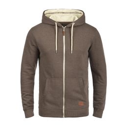 Kapuzensweatjacke Blend "Kapuzensweatjacke BHHulker", Herren, Gr. L, braun (mocca mix), Obermaterial: 60% Baumwolle CO. 40% Polyester PES., Sweatjacken